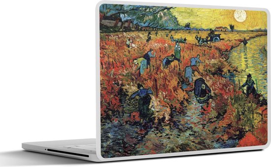 Laptop sticker - 14 inch - De rode wijngaard - Vincent van Gogh | bol.com