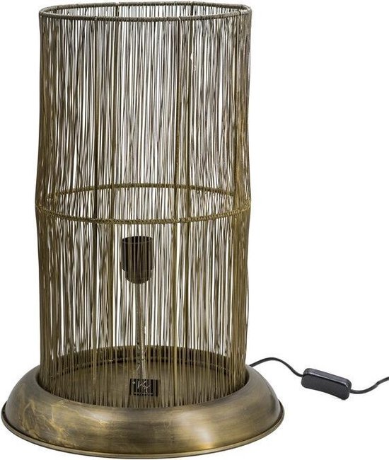 Bureaulamp metaal goud | bol