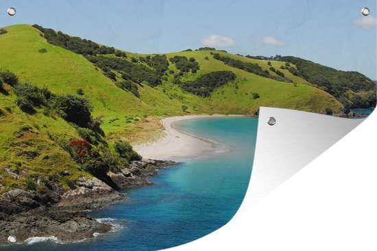 Tuinposter - Tuindoek - Tuinposters buiten - Luchtfoto van Bay of ...