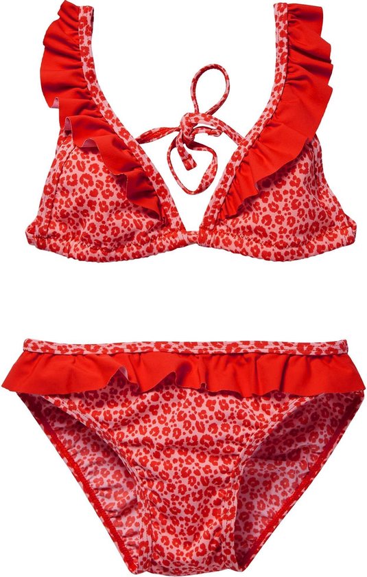 Quapi meisjes bikini Floorte Shell Pink Leopard | bol