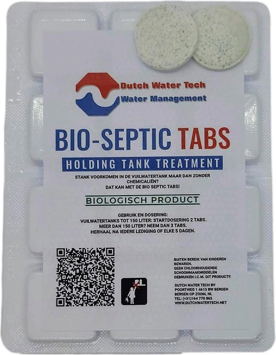 Bio-Septic Tabs | Toilettablets Camper, Caravan of Boot | Biologisch ...