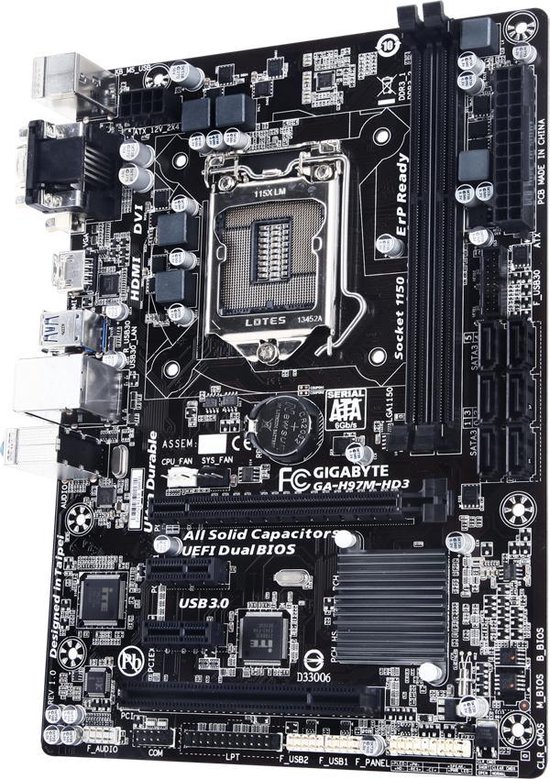 Gigabyte GA-H97M-HD3 Intel® H97 Express Chipset Socket H3 (LGA 1150 ...