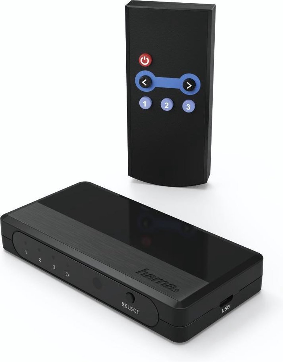 Hama HDMI™-splitter 3 input - 1 output | bol