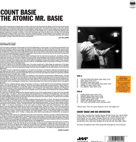 The Atomic Mr. Basie, Count Basie | Muziek | bol