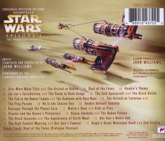 Star Wars Episode I: The Phantom Menace [Original Motion Picture ...