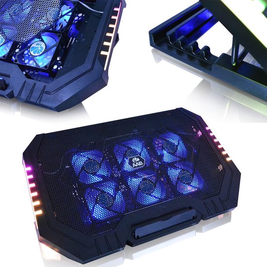 Ventola Computer con 6 Ventole Regolazione Dell'inclinazione e ...