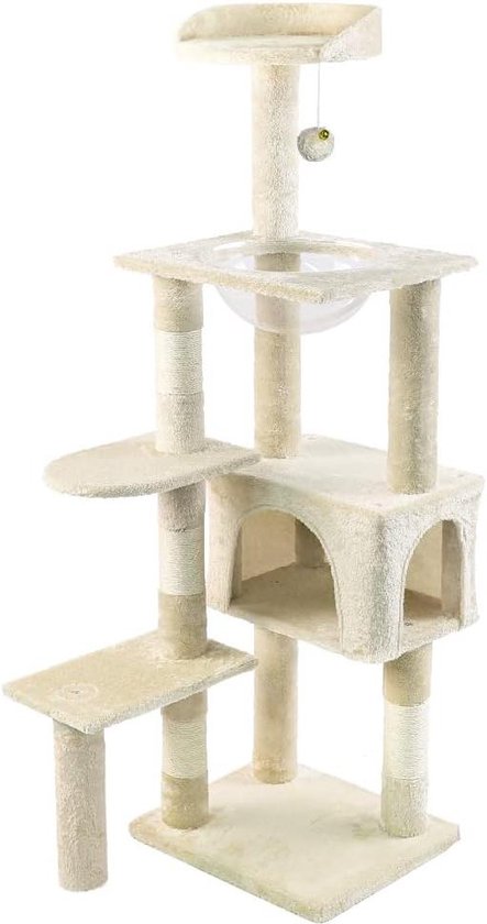 RondCap - Ruimtecapsule Krabpaal Klimboom voor Katten ...