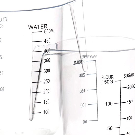 Barmaatje Need Contetn in HTML - Measuring Cups Scale Milliliters Grams 1000 ml 500 ml... | bol