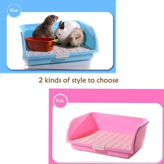 Grote Konijn Kattenbak - Kleine Dier Toilet - Vierkante Nest ...