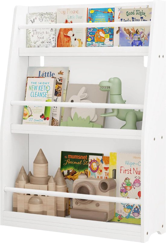 Kinderboekenkast - Boekenrek & speelgoedkast voor kinderen - Hout ...
