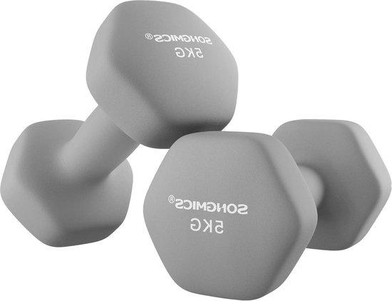 2 halter korte halter hexagon neopreen coating krachttraining workout ...