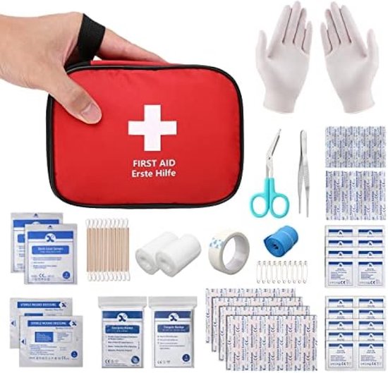 Mini EHBO kit, Kleine EHBO set 90 Stuks | bol