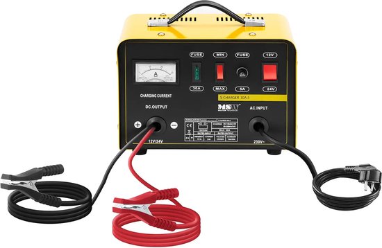 MSW - Acculader auto - 12 / 24 V - 27 A - compact | bol