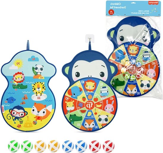 Fisher Price dartbord met klittenbandsluiting - DEQUBE - koop nu (920D00097) | bol