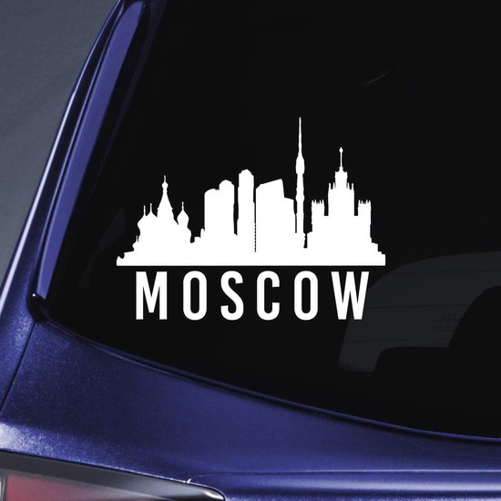Moscow City Overview Sticker voor Auto, Notebook en Laptop - 5.5 inch ...