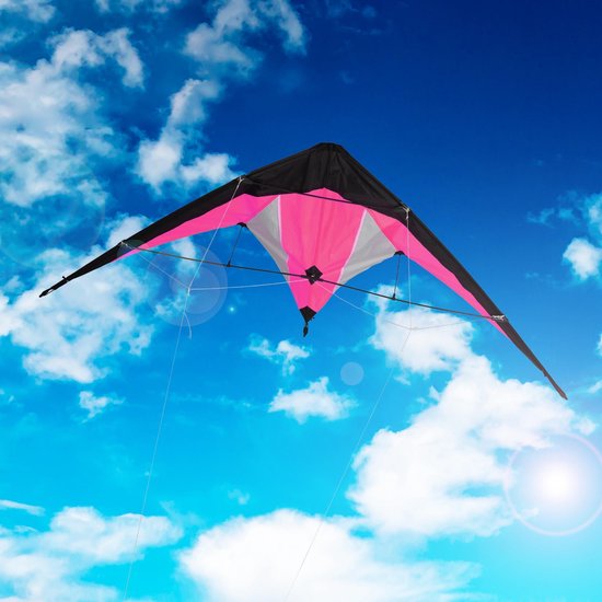 relaxdays Vlieger - kite - stuntvlieger - kindervlieger - 2 lijns ...