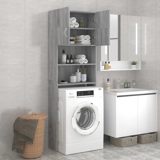 LBB Wasmachine ombouw - Kast - Opbouwmeubel - Verhoger - Wasmachine ...