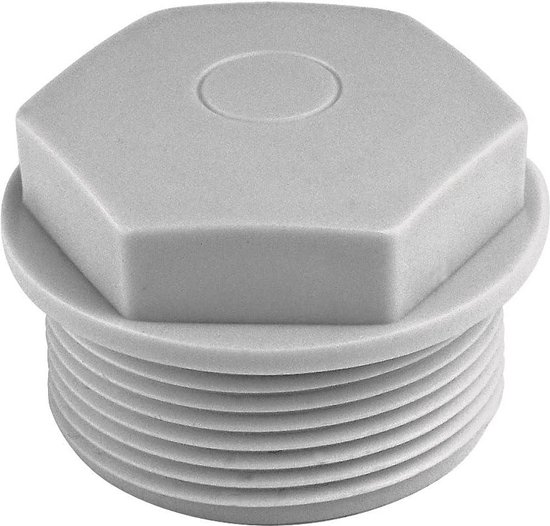 Assortimentsdoos blindstop grijs M12-M25 kruknippelset afdichtstoppen ...