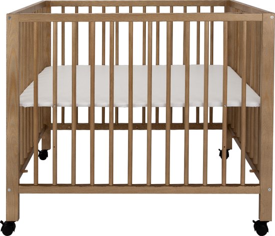 Box met Wieltjes Lisa Pure Walnut | bol