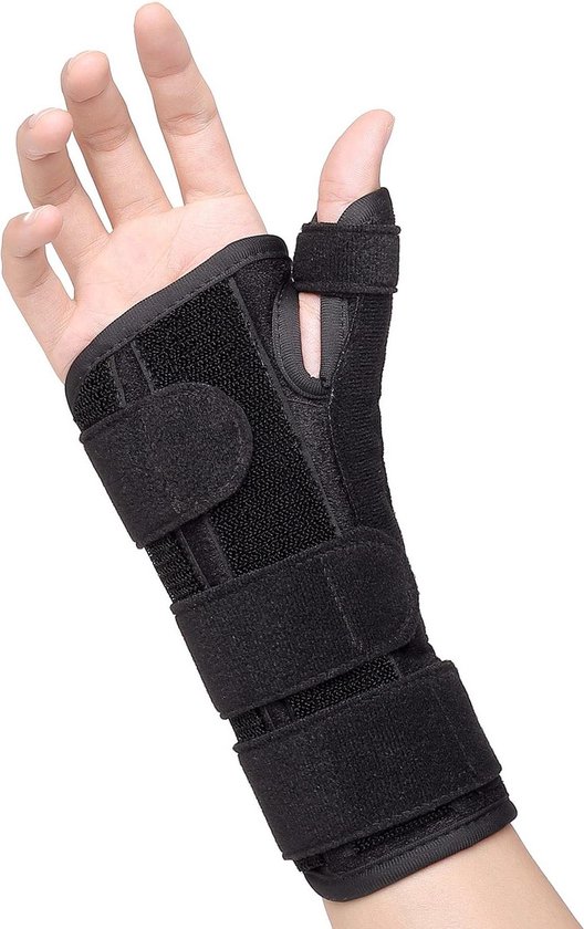 Duim Pols Spica Ondersteuning Brace - Carpaal Tunnel Polsspalk Nacht ...