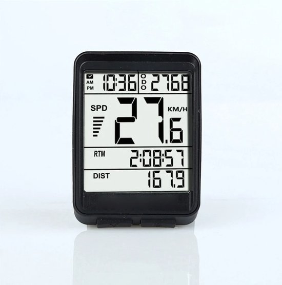 WiseGoods Luxe Fietscomputer Draadloos - Kilometerregistratie ...