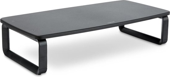 Grote Ergonomische Monitorstandaard Zwart - Verhoogt je scherm en ...