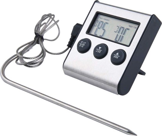 Vleesthermometer voor koken ThermometerGrilling van vlees BBQ en water ...