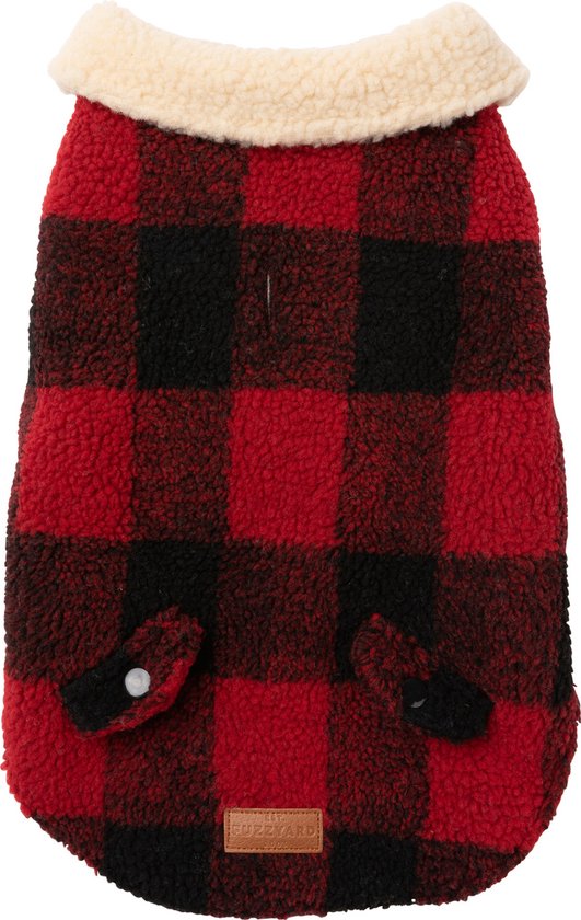 Fuzzyard The Lumberjack Rood&Zwart - Hondenkleding - Size 1 26-29 Cm | bol