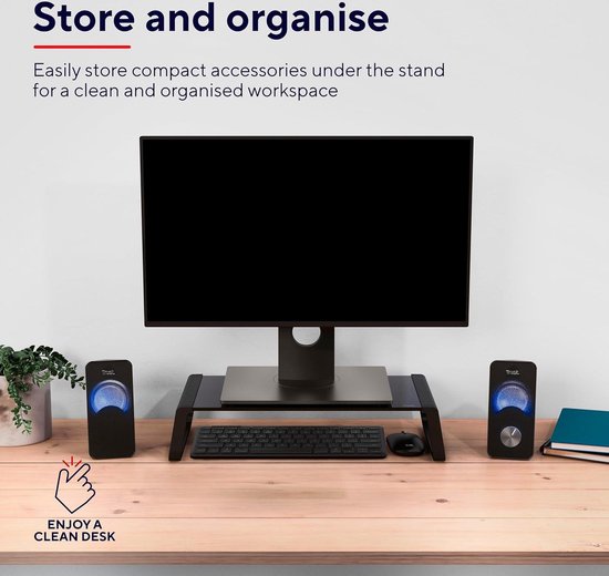 Monitor Standaard - Beeldscherm Standaard Monta Monitorstandaard Riser ...