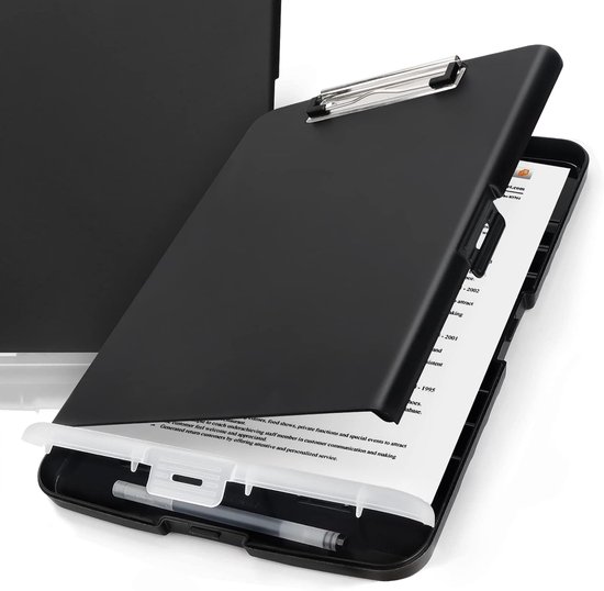 Inovra ® Klembord A4 met opbergvak, klembord, A4, slim clipboard, opbergdoos,... | bol