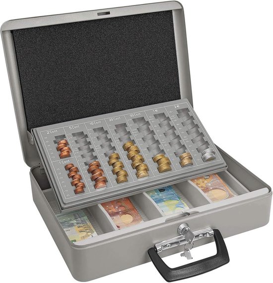 Geldtelcassette Maxi voor Bankbiljetten en Munten | bol