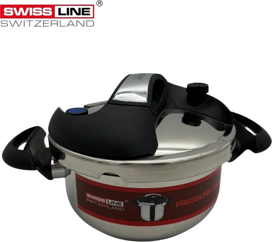 Swiss Line Switzerland snelkookpan 6 liter - Pressure Cooker - Marble ...