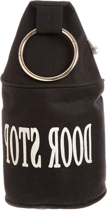 Deurstopper met ring - zwart of grijs - LH146 - Decoratief - 1 stuk ...