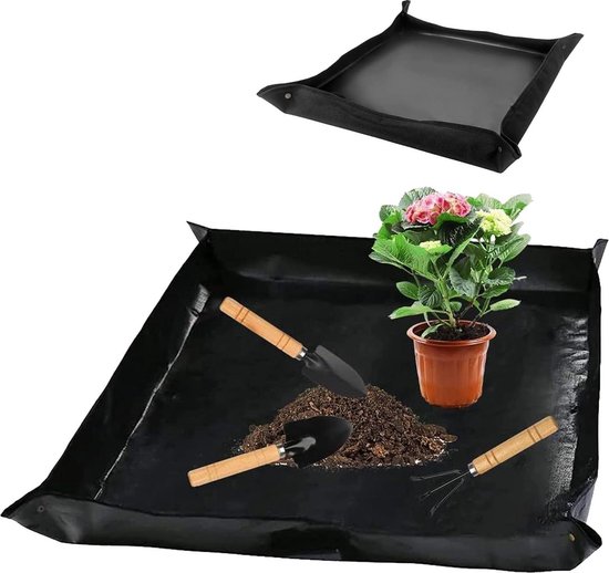 Waterdichte Planten Tuinmat met Opvouwbare Plantenonderlegger - Set van ...