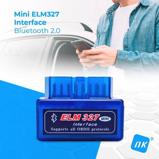 Bluetooth OBD2 Interface Diagnosetool voor Voertuigen - Eenvoudige ...
