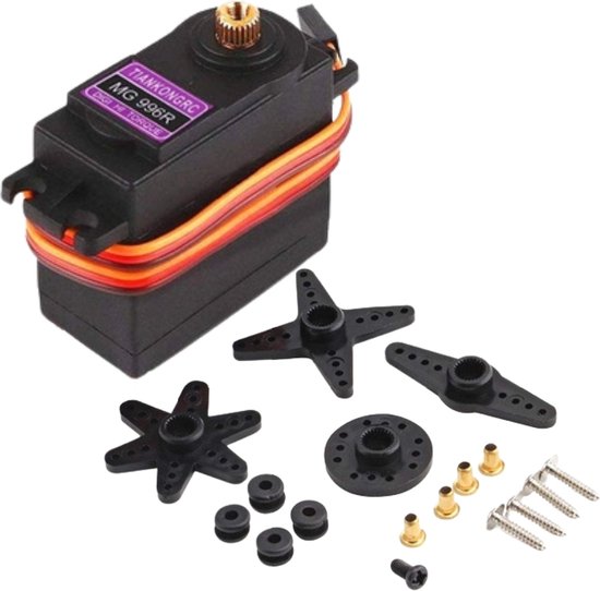 CircuitCraft™ MG996R Servomotor - 15.2kg - Continu 360° - Geschikt voor ...