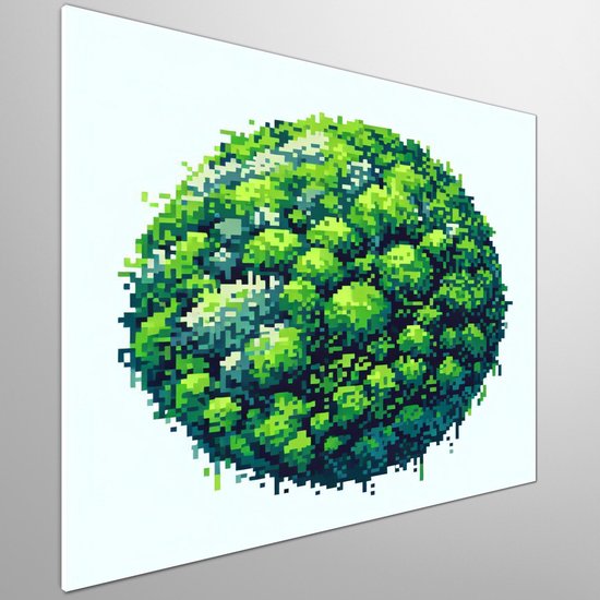 Pixel art mos schilderij | Mystieke mosmagie: een meesterwerk van ...