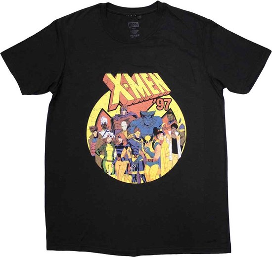 Marvel The X-Men - 97 Assemble Circle Heren T-shirt - XL - Zwart | bol