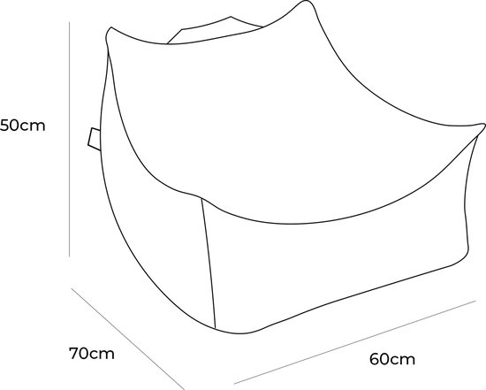 Bearly Square Bag Crème | bol