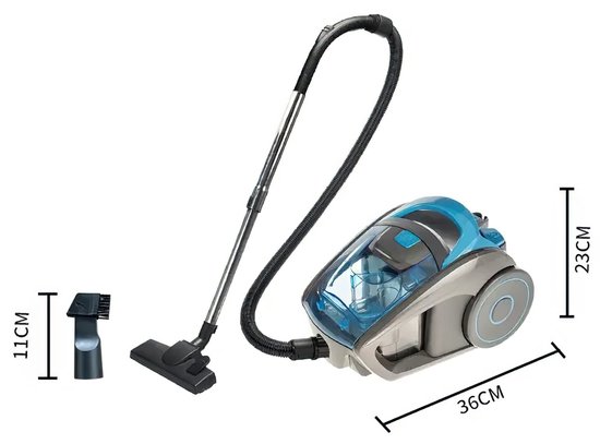Household 2500W Bagless Canister Vacuum Cleaner Dry&Wet Multi ...