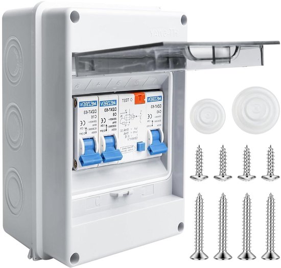 Surface Mounted IP65 Divider Small Divider with Power Switch 32 A AC ...