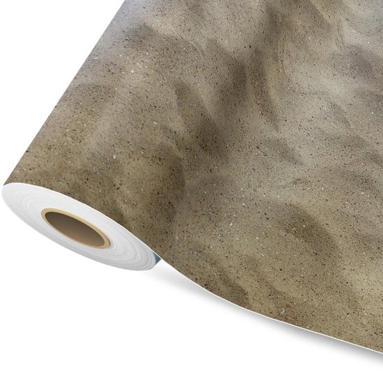 FLOORDIREKT Vloerbedekking - PVC vloeren 3D - Zand - 100 x 250 cm | bol