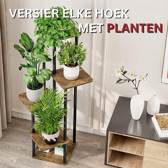 Plantentafel - Plantenstandaard voor Binnen - Plantenzuil | bol