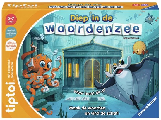 Ravensburger tiptoi Diep in de Woordenzee - Interactief Leersysteem | bol