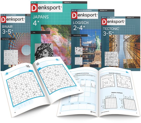Denksport Logisch puzzelboek pakket nr. 9 | bol