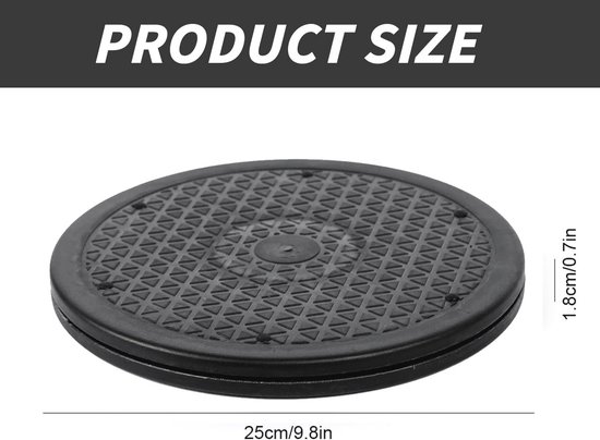 Draaiplatform 25 Cm - Multifunctionele Draaischijf Met Stalen Kogellagers | bol