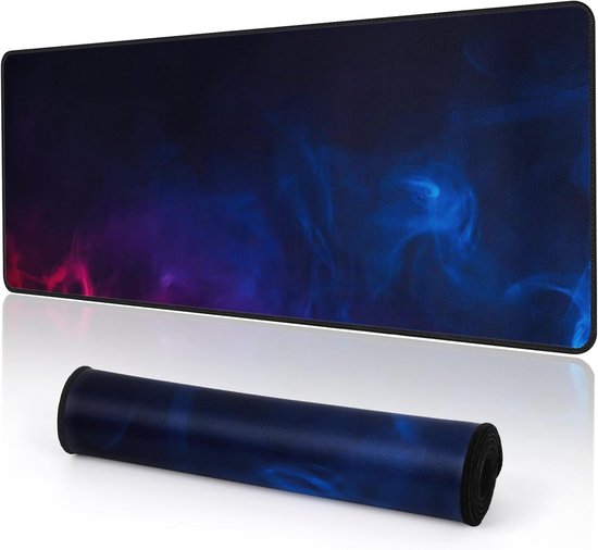 Grote muismat voor bureau (800 x 300 x 3 mm) - Antislip, Geweven Lycra, Duurzaam en... | bol