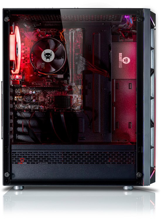 BEASTCOM Q3 Essential Gaming, Complete PC Set, AMD Ryzen 5 6X 4,40GHz ...