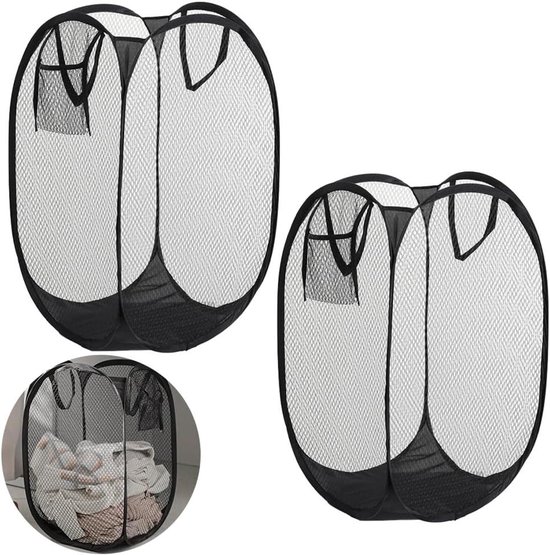 Opvouwbare Wasmand - Pop-Up Waszak voor Dagelijkse Kleding en Diversen ...