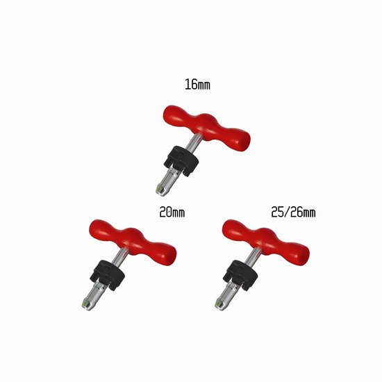 Germat Metalen Kalibrator set voor 16 - 20 - 25/26 mm PEX Buizen ...